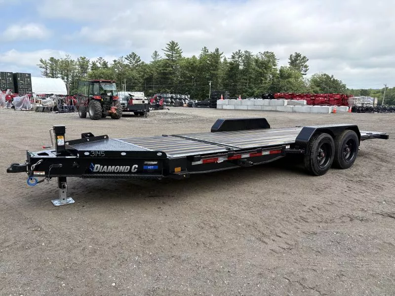 2025 Diamond C Trailers 7X20 18K 4’ Stationary Front Tilt Deck ...