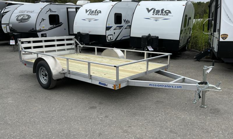 2025 Mission Trailers 6.5x12 Aluminum Open Utility Trailer w/Bi-Fold ...