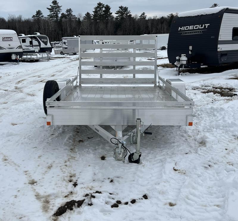 2025 Bear Track 6.5x10 Aluminum Utility Trailer w/Rear Ramp Gate, Rail ...
