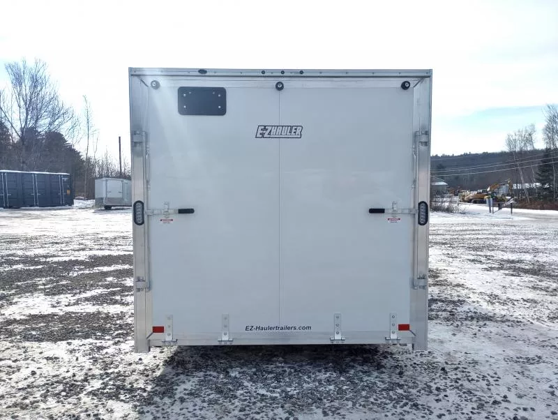 2026 E-Z Hauler 7.5x24 Aluminum 4-Place Drive In/Out Snowmobile Trailer ...
