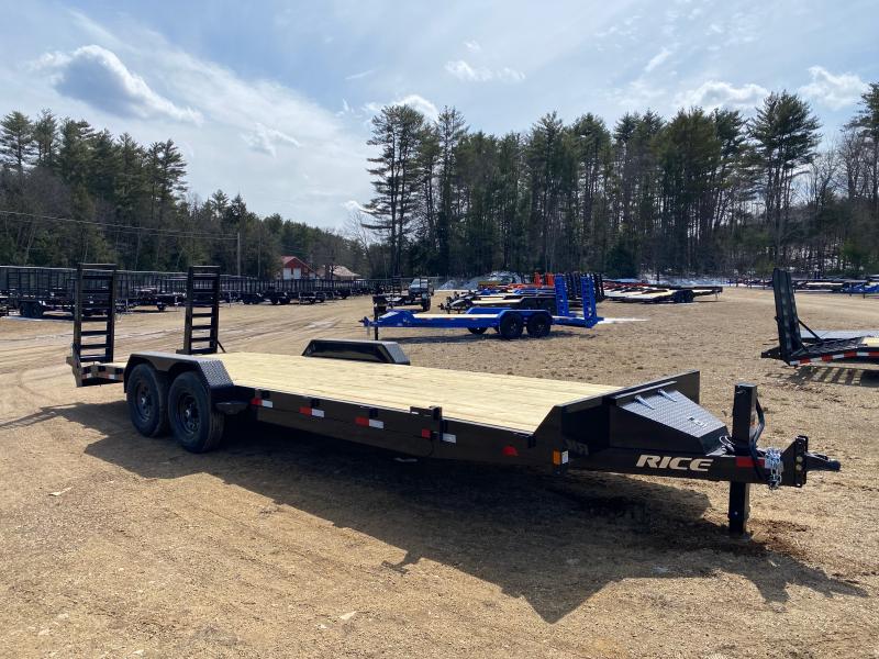2025 Rice Trailers 7x24 Powder Coated 14k LowPro Equipment Trailer w ...