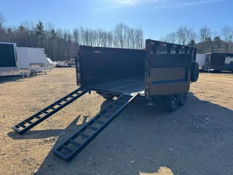 2026 Griffin Trailers 7x14 Powder Coated 14K High Side Dump Trailer w ...