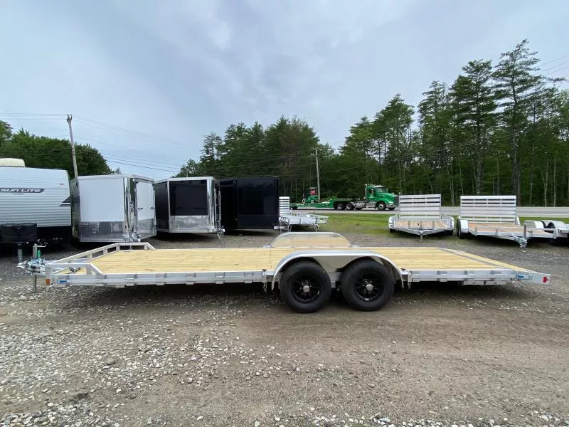 2025 CargoPro Trailers 7x24 Aluminum 10K Wood Deck Car Hauler w/Slide ...