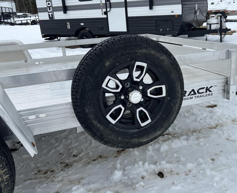 2025 Bear Track 6.5x10 Aluminum Utility Trailer w/Rear Ramp Gate, Rail ...