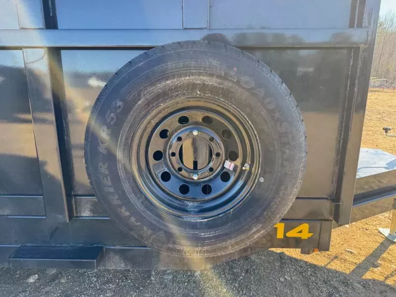 2026 Griffin Trailers 7x14 Powder Coated 14K High Side Dump Trailer w ...