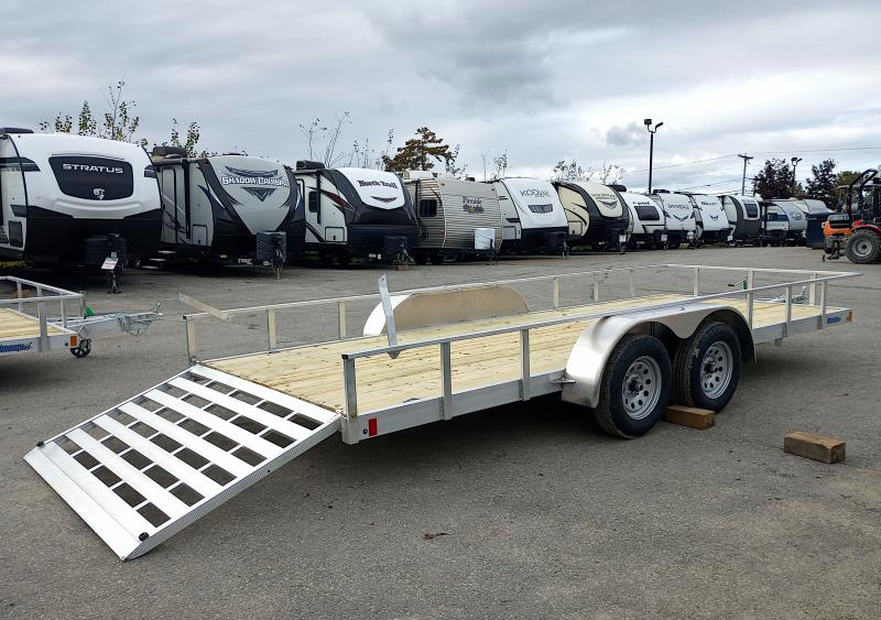 2025 Mission Trailers 6.5x18 Aluminum Open Landscape/Utility w/Fold ...
