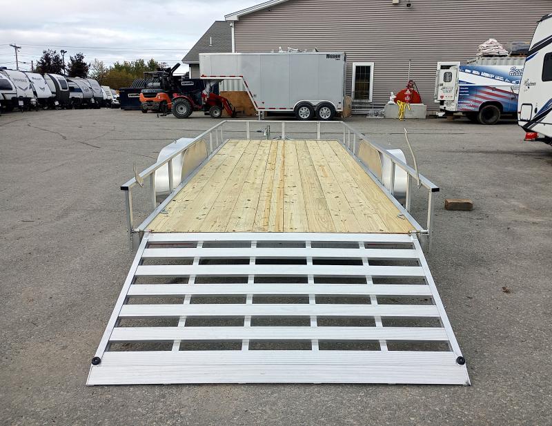 2025 Mission Trailers 6.5x18 Aluminum Open Landscape/Utility w/Fold ...