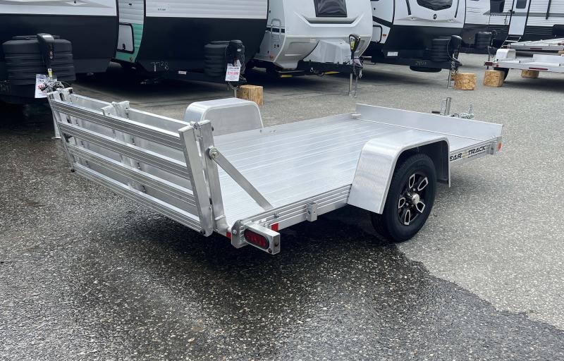 2025 Bear Track 5.5x10 Aluminum Utility Trailer w/Bi-Fold Ramp, Torsion ...