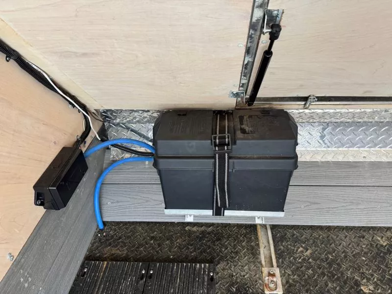 2017 SnoPro Trailers 101x12 Enclosed 2-Place Hybrid Snowmobile Trailer ...