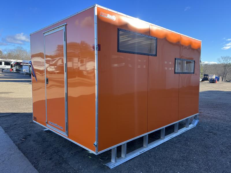 2025 Snopro 8x12 Aluminum Ice Shack w/Tow Hitch & Skis in Turner, ME ...