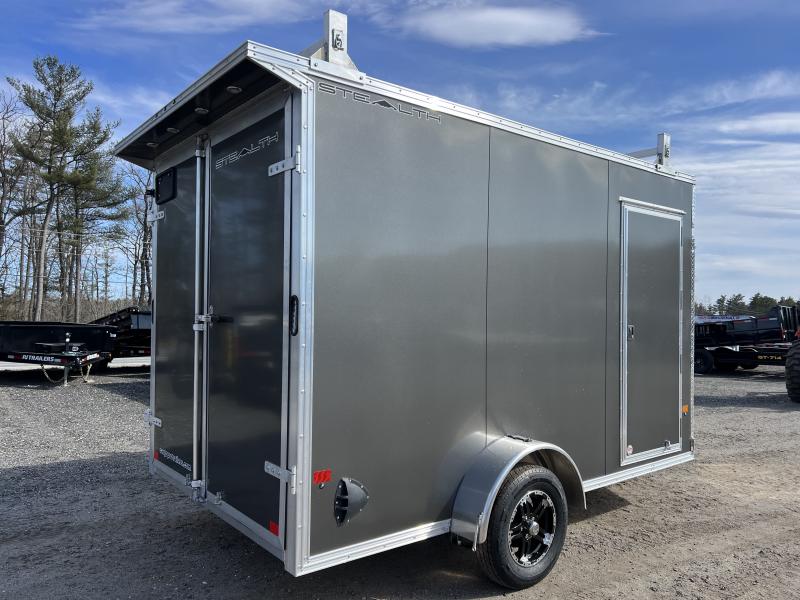 2025 Stealth Trailers 7x12 Aluminum Enclosed Cargo w/Extra Height, Rear ...
