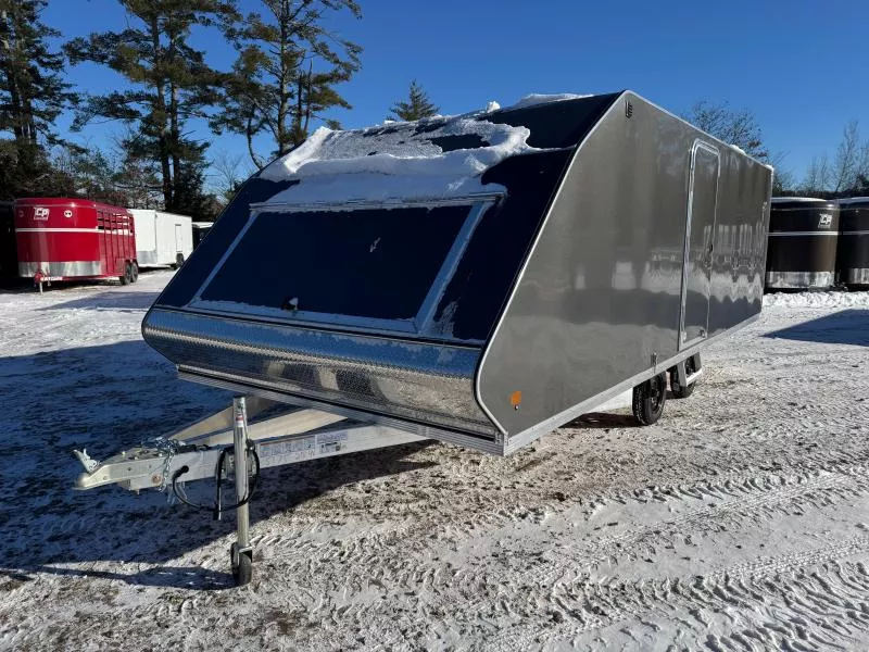 2026 SnoPro Trailers 101x20 Aluminum Enclosed 4-Place Snowmobile Trailer w/Tapered Ramp in ...