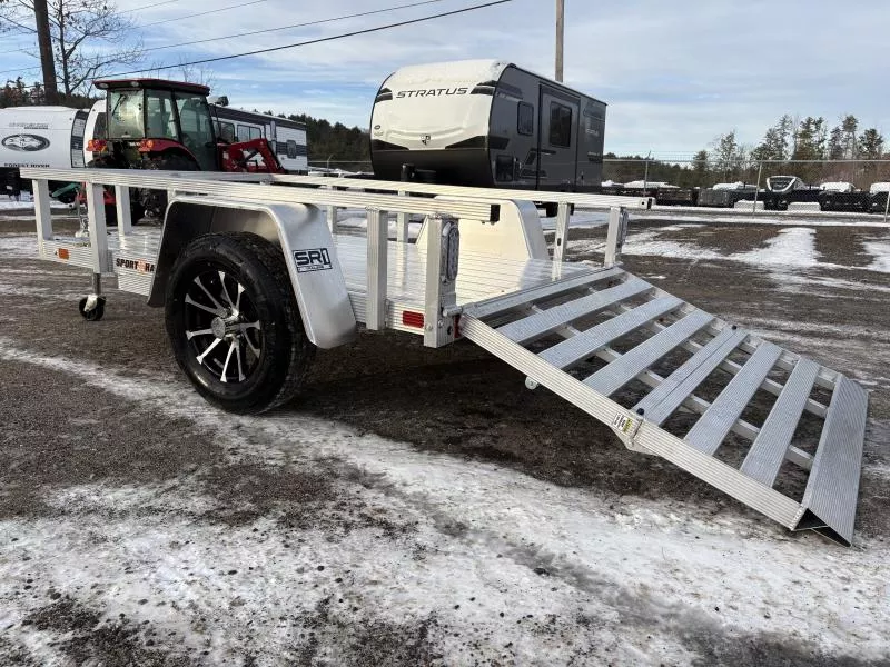2026 Sport Haven 5x8 3K Deluxe Aluminum Utility Trailer w/Aluminum ...