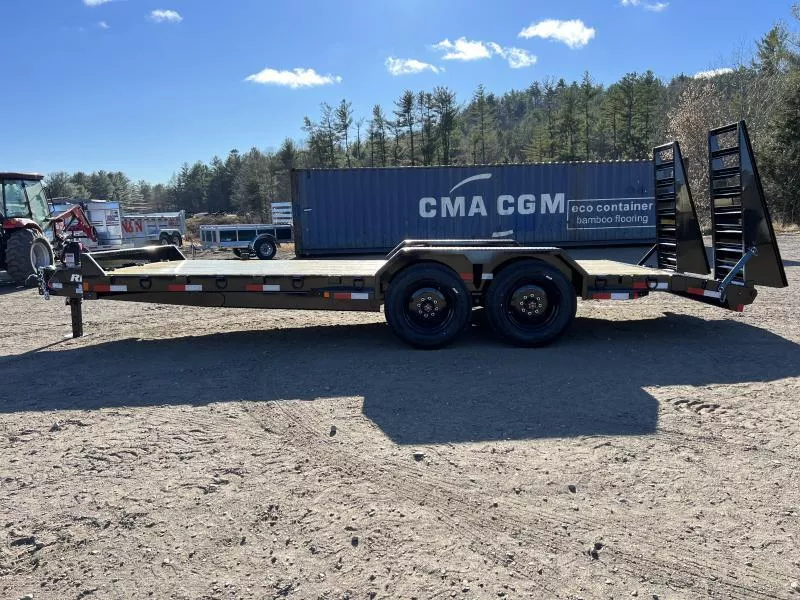 2025 Rice Trailers 7x20 16K Powder Coated Equipment Hauler w/Spare ...