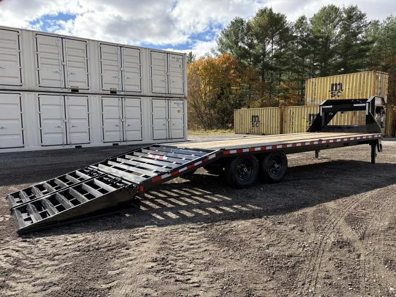 2025 Sure-Trac 8.5x20+5 Powder Coated 15K Deckover Gooseneck Equipment ...