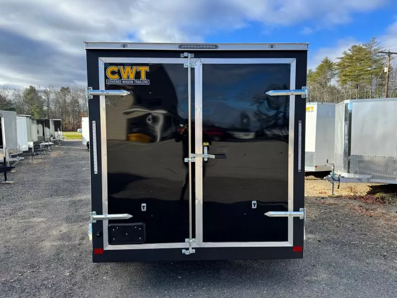 2026 Covered Wagon Trailers 7x12 Enclosed 7K Cargo Trailer w/Rear ...