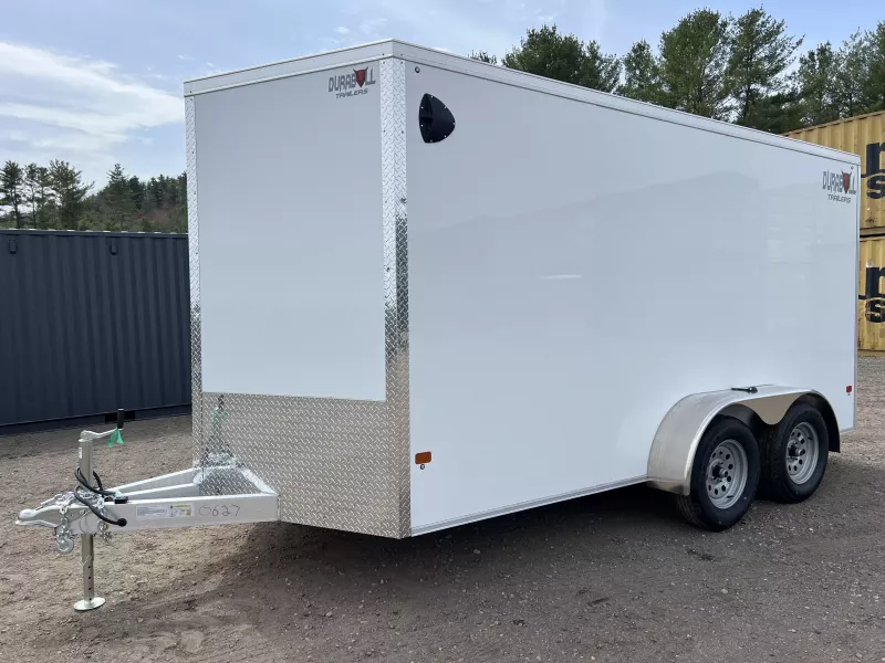 2025 Durabull Trailers 7X14 Aluminum Enclosed Cargo Trailer w/Rear Ramp ...