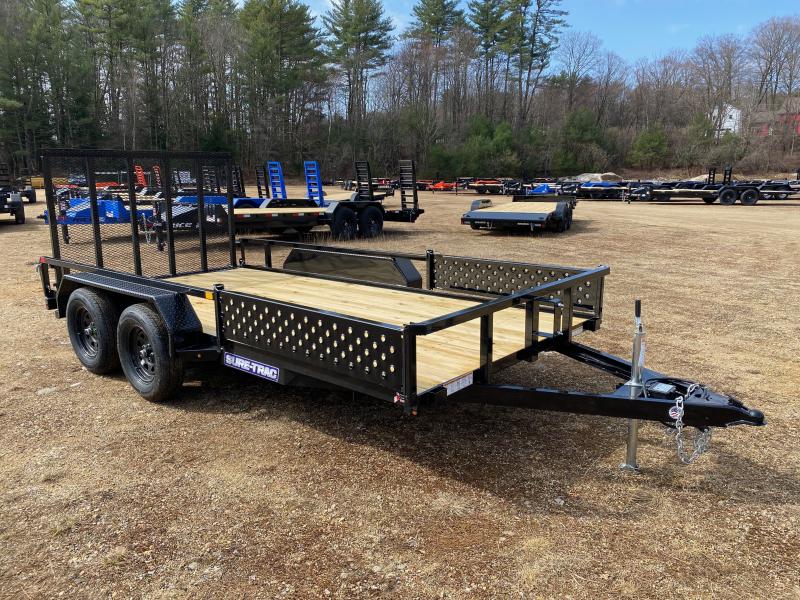 2025 Sure-Trac 7x14 Powder Coated 7K Tube Top ATV/Utility Trailer w ...