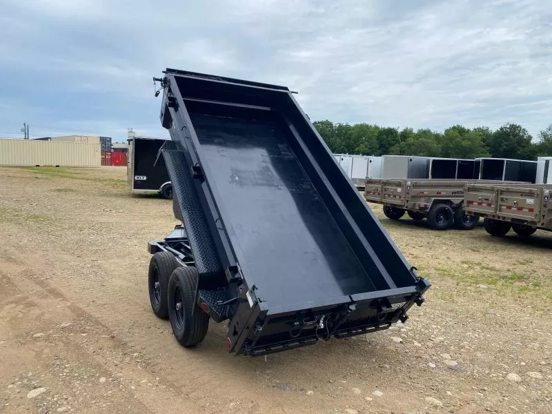 2025 Iron Bull 5x10 Powder Coated 10K Dump Trailer w/Tarp Kit & Ramps ...