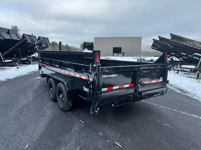 2026 Sure-Trac Pro Series HD 7x16 Telescopic 15.4K Dump Trailer w/Tarp ...