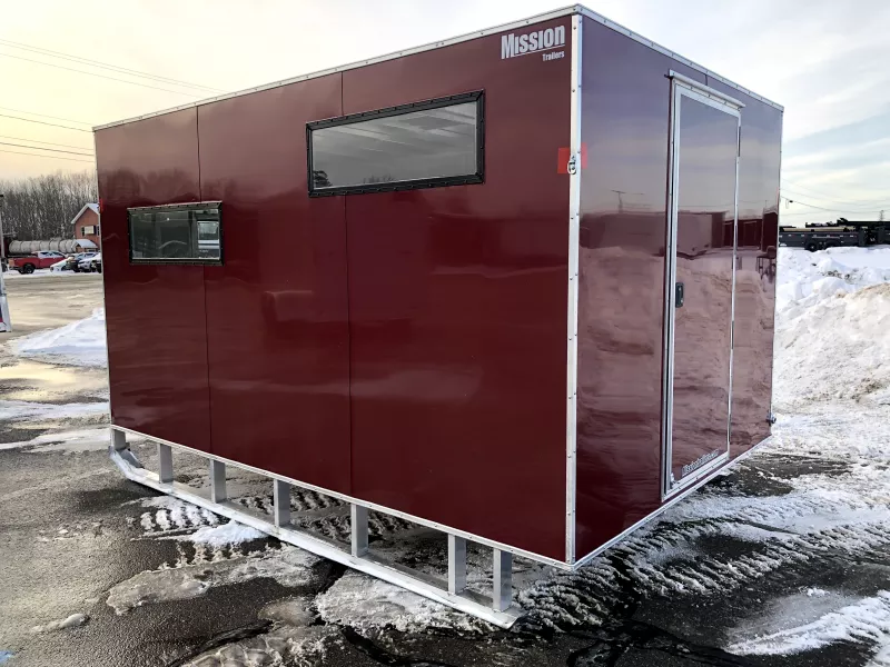 2026 Mission 8x12 Aluminum Ice Shack w/Tow Hitch & Skis in Bangor, ME ...