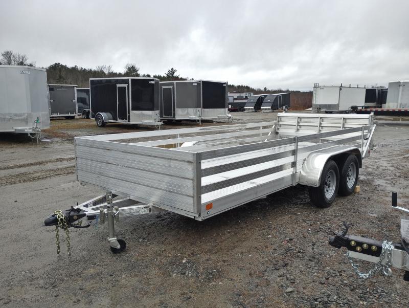 2025 Triton Trailers 6.5x16 7K Aluminum Open Utility Trailer w/Bi-Fold ...