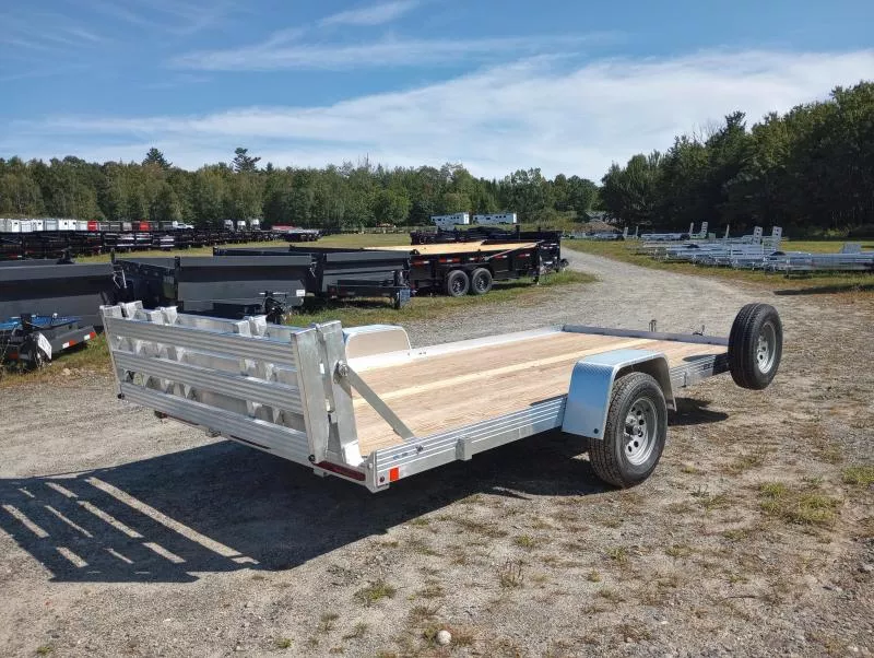 2025 Bear Track 7x14 Aluminum Utility Trailer w/Bi-Fold Ramp Gate ...