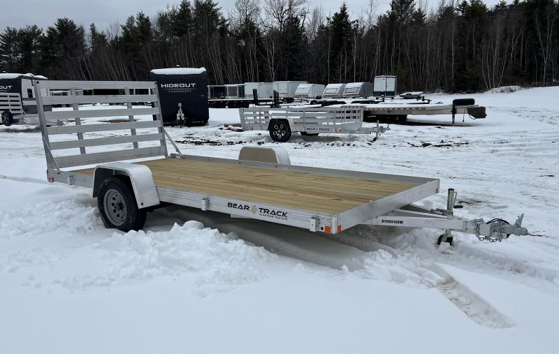 2025 Bear Track 7x14 Aluminum Utility Trailer w/Rear Ramp Gate, Torsion ...