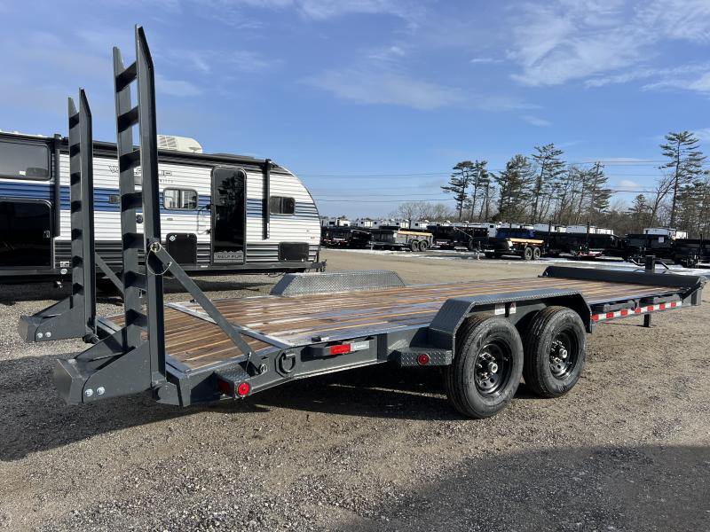 2025 Iron Bull 7x22 14K Equipment Trailer w/ Fold Up Ramps & D-Rings in ...
