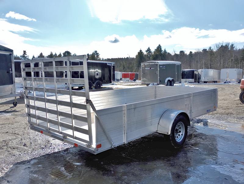 2025 Mission 6.5x14 Aluminum Open Utility Trailer w/Integrated Rear ...