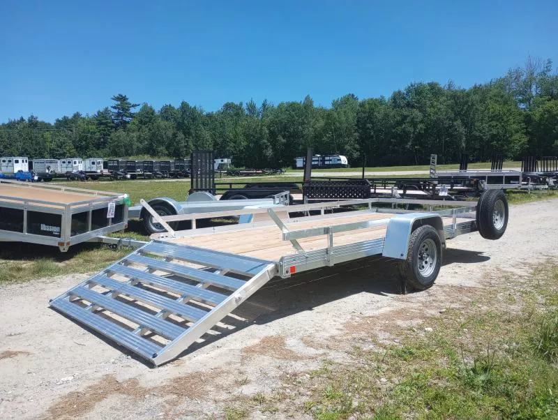 2025 Bear Track 6.5x14 Aluminum Utility Trailer w/Rear Ramp Gate ...
