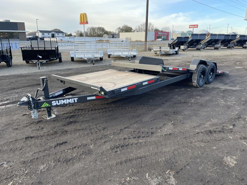 2025 Summit Denali Pro 7x22 16/6 14k Split Deck Tilt Equipment Trailer ...