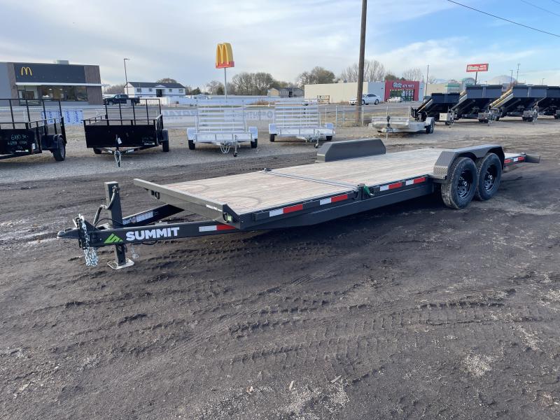 2025 Summit Denali Pro 7x22 16/6 14k Split Deck Tilt Equipment Trailer ...