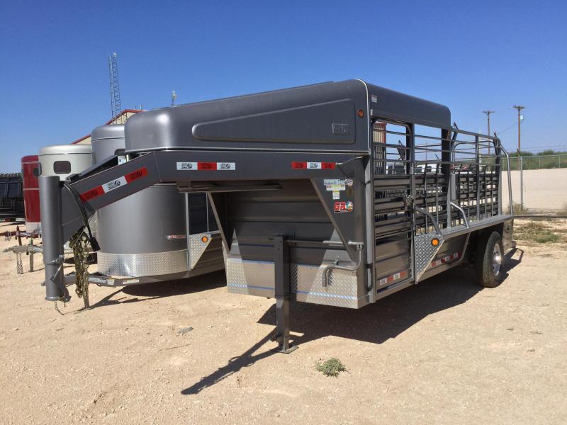 2019 6x16 GR Trailers Gooseneck Livestock Cattle Trailer in Seminole ...