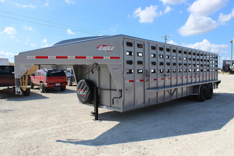 2021 Maxxim Industries Eagle 6.8x28 gooseneck Livestock Trailer | Near Me