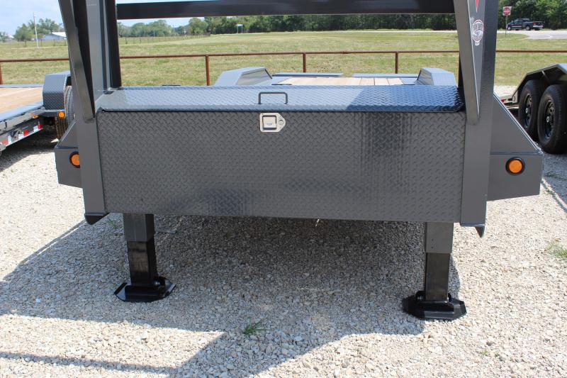 2022 PJ Trailers H7 24' gooseneck superwide Equipment Trailer in ...