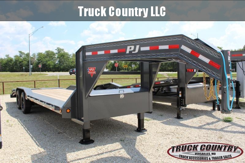 2022 PJ Trailers H7 24' gooseneck superwide Equipment Trailer in ...