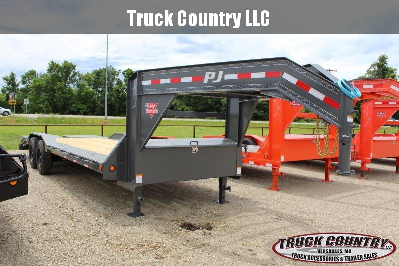 2021 PJ Trailers H7 102"x24' gooseneck superwide Equipment Trailer ...
