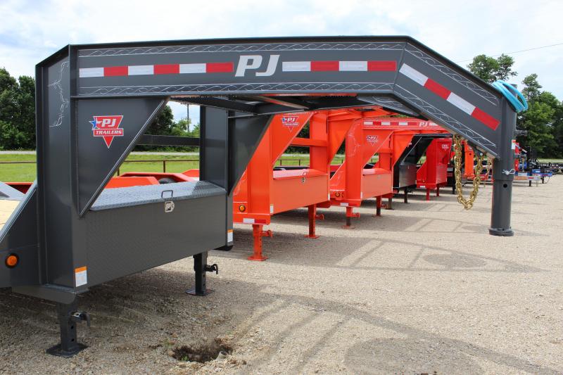 2021 PJ Trailers H7 102"x24' gooseneck superwide Equipment Trailer in ...