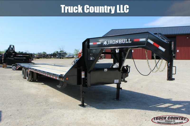 2024 Iron Bull Trailers 32' gooseneck Flatbed Trailer in Versailles, MO ...