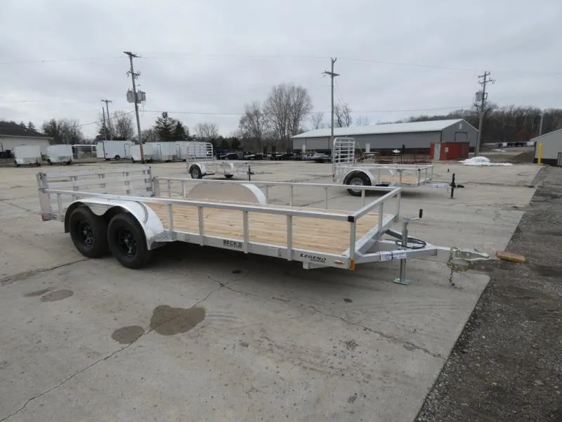 Legend Trailers 7' x 16' Open Aluminum Utility Trailer For Sale - Best ...