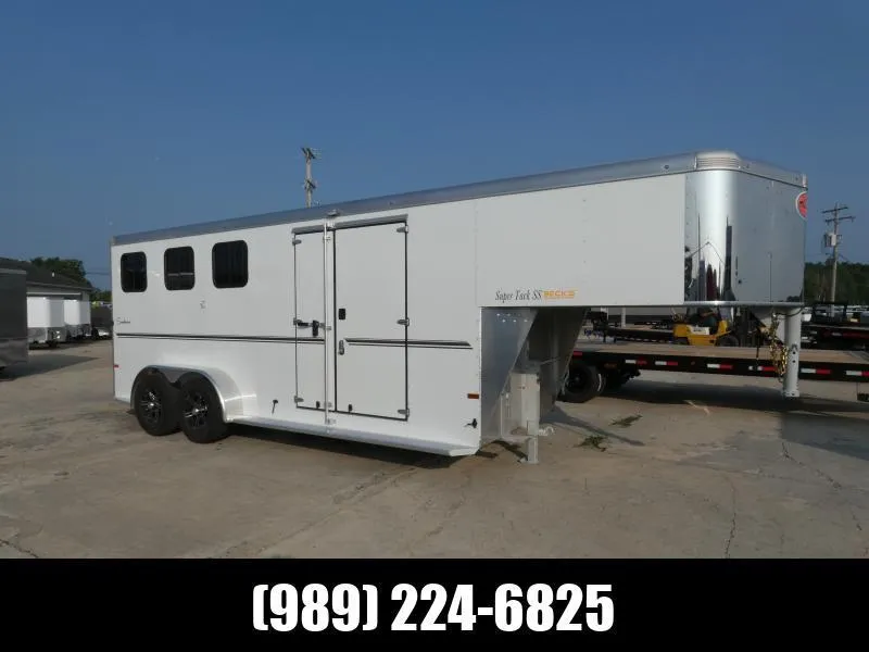 Sundowner Trailers Super Sport Gooseneck 3 Horse Slant Load Trailer ...