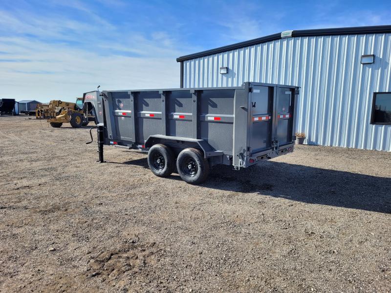 2025 ED TRAILERS 83" X 14' GOOSENECK LOW-PRO DUMP TRAILER W/4' SIDES in ...