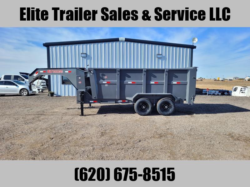 2025 ED TRAILERS 83" X 14' GOOSENECK LOW-PRO DUMP TRAILER W/4' SIDES in ...