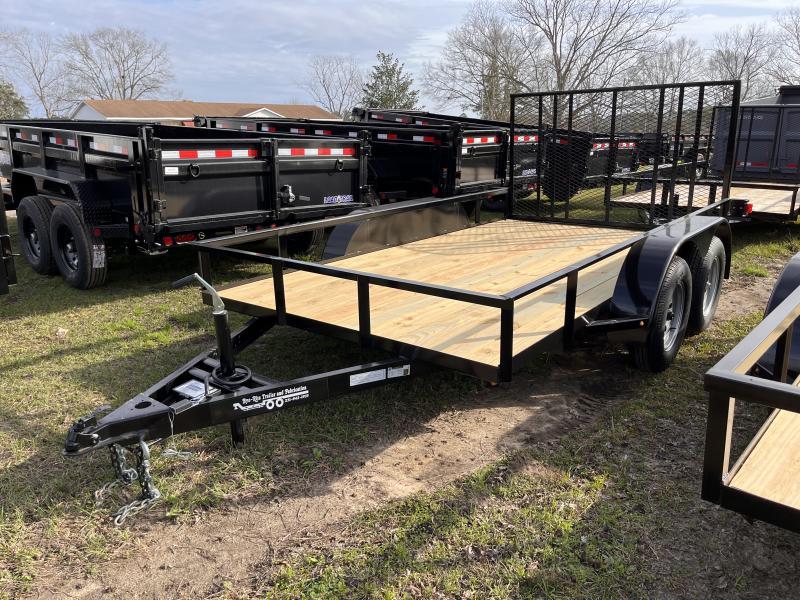 2024 Bye Rite 6.5'x14' 7k Utility Trailer 1 Brake Angle Rail | Trailer ...