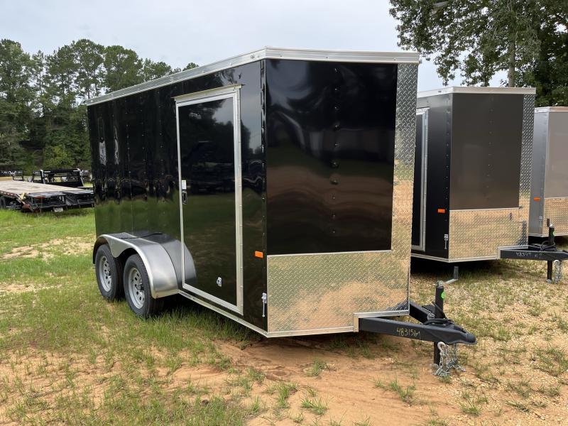2024 Rock Solid Cargo 6 x 12 TA Black 7' Interior Cargo / Enclosed ...