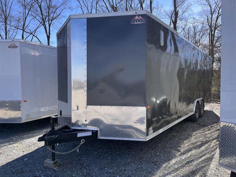 2024 Rock Solid Cargo 8.5x24 10k 7' Interior Charcoal Cargo / Enclosed ...