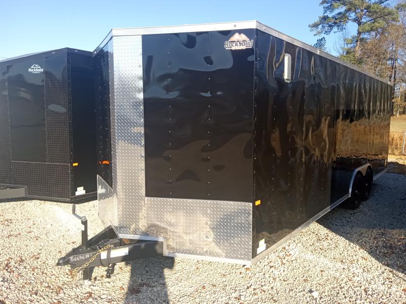 2024 Rock Solid Cargo 8.5x24 7' Interior 10k Black Cargo / Enclosed ...