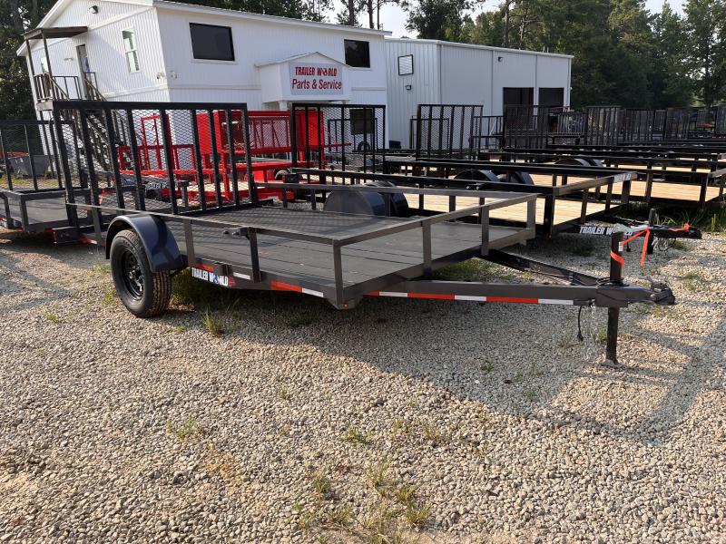 2023 Trailer World 7'x12' HD Utility Trailer Black Lumber in ...