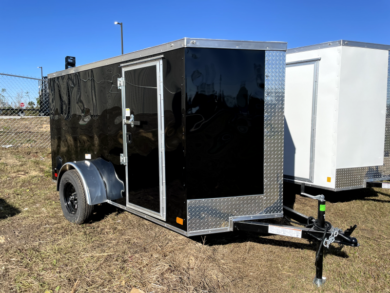 2024 NationCraft Trailers 5x10 3.5k Black Cargo / Enclosed Trailer in ...
